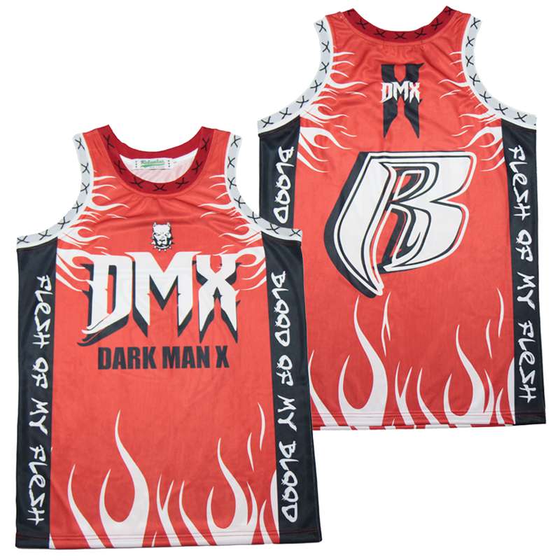 Dmx Flesh Of My Flesh Biker Movie Basketball Jersey - Robert Henrys
