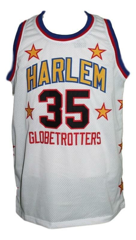 Huber Geese Ausbie #35 Harlem Globetrotters Basketball Jersey White ...