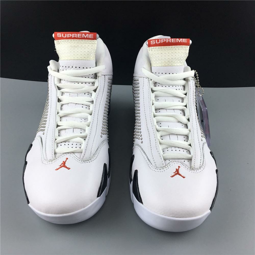 Air Jordan 14 Retro Supreme White - Robert Henrys