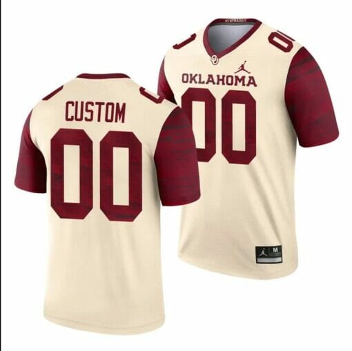Oklahoma Sooners Custom Jersey Cream Legend Alternate – Robert Henrys