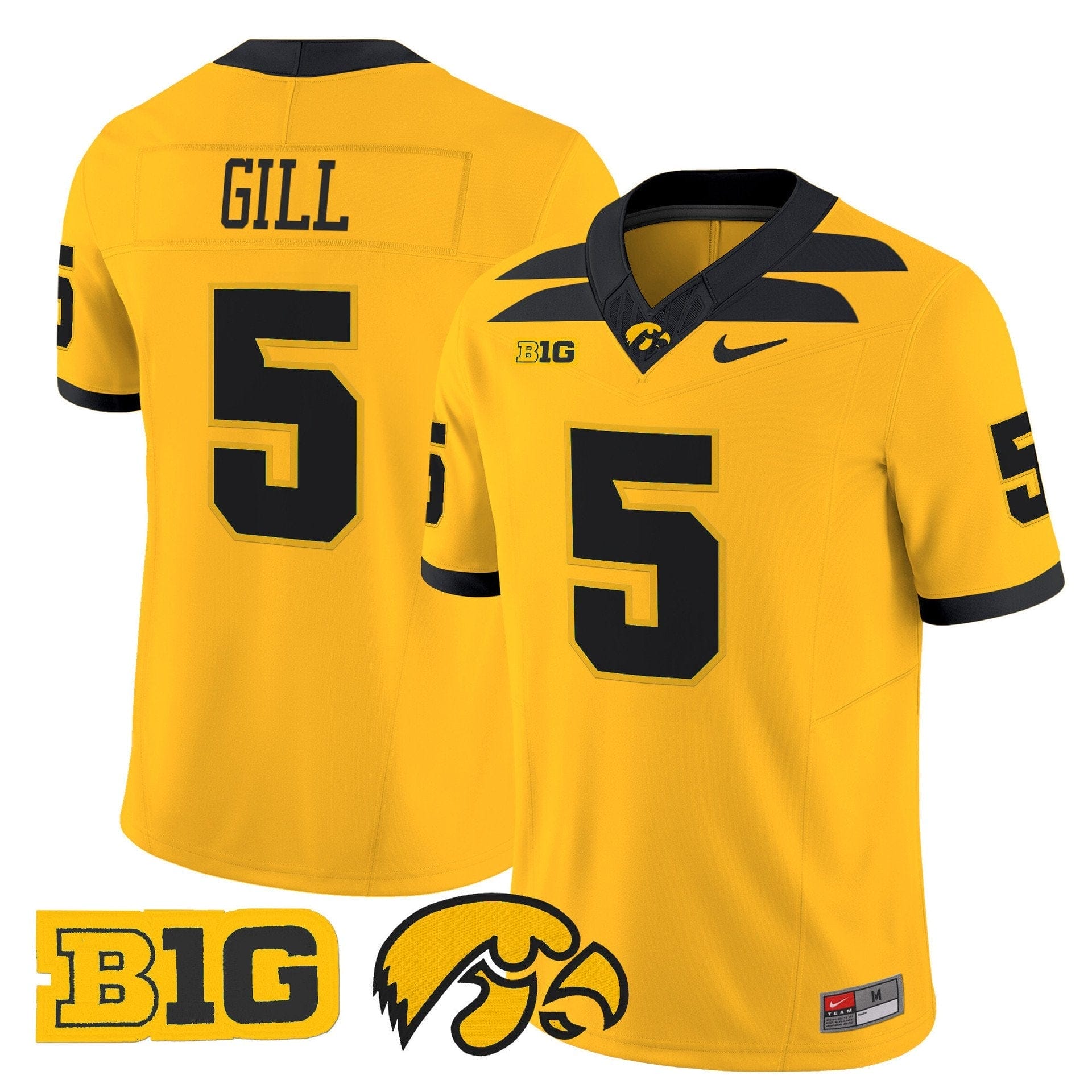 Jacob Gill Jersey #5 Iowa Hawkeyes 2025 Limited Stitched – Robert Henrys